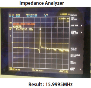openQCM verification test using Impedance and Network Analyzer - Quartz ...